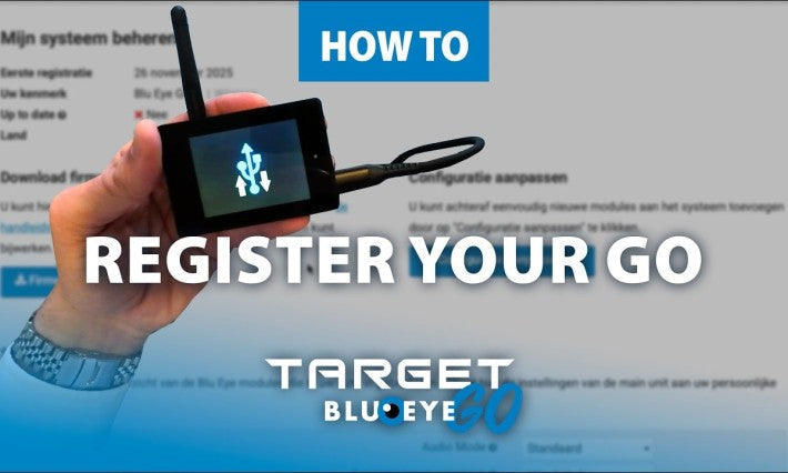 How to register and install your Blu Eye GO – Target Blu Eye